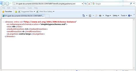 New Technologies How To Create An XML Schema Using Simple Type Elements