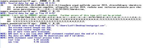 Solved Problem To Infile A Csv File Beginner Sas Support Communities