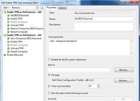 How To Enable Trusted Platform Module Using A ConfigMgr 2007 Task