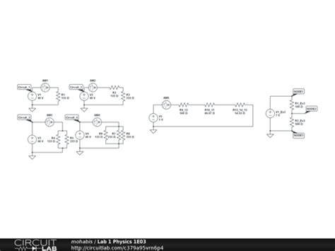 Lab 1 Physics 1E03 CircuitLab