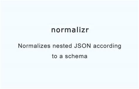 normalizes and denormalizes json according to schema for redux and flux applications