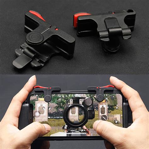 Pubg Mobile Phone Shooter Aim Controller Game Trigger L1r1 Button For Smartphone Amazonde Games