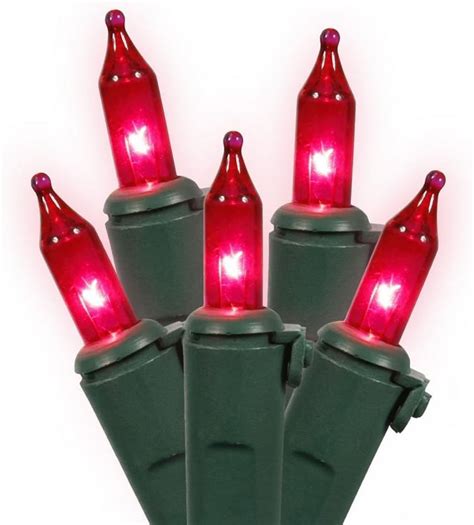 Philips 100 Led Warm White Faceted C6 Christmas Lights On