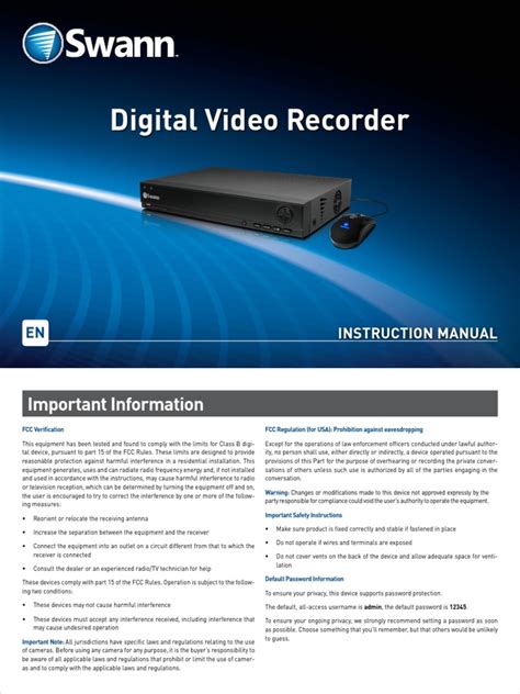 Swann Camera Manual Ip Address Domain Name System