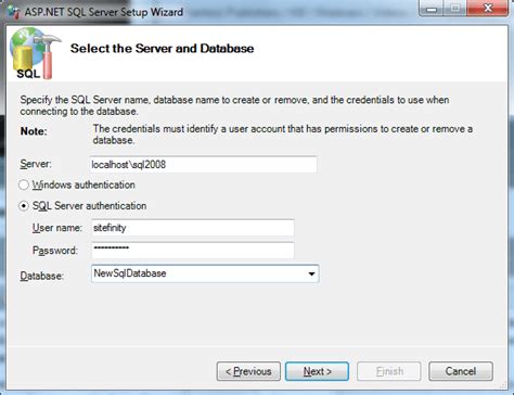 Using The Aspnet Sql Membership Provider In Sitefinity