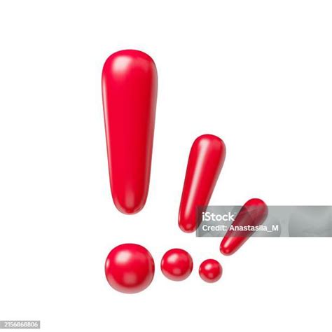 빨간 느낌표 표시 현실적 3d 현실적 상징 세트 0명에 대한 스톡 벡터 아트 및 기타 이미지 0명 3차원 형태 가격 Istock