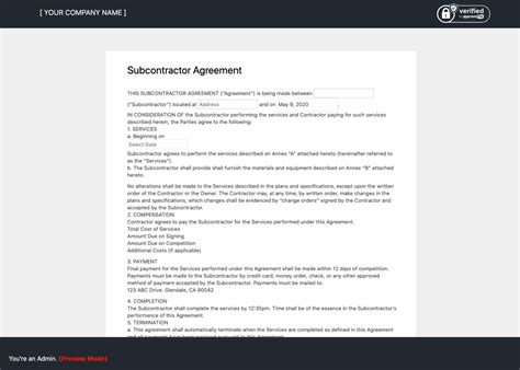How To Upload Contract Template To Wp E Signature Free Contract Templates Samples