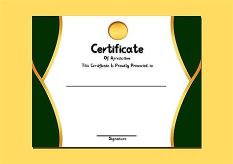 Simple Certificate Template Template Download On Pngtree