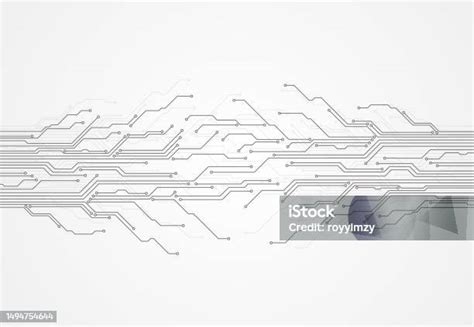기술 회로 기판 질감추상 배경 전자 마더 보드 그림입니다 커뮤니케이션 및 엔지니어링 개념 벡터 일러스트레이션 0명에 대한 스톡 벡터 아트 및 기타 이미지 Istock