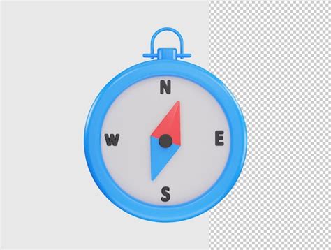 Premium Psd Location Direction Map Navigation Compass Icon 3d Rendering Vector Illustration