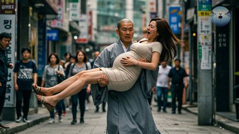 속세맛을 본 스님 만삭의 미녀 임산부를 둘러메고 달려가다 충격적인 신도림에서 생긴 스님과 임산부 이야기 Youtube
