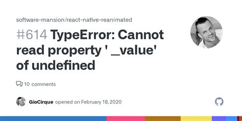 Typeerror Cannot Read Property Value Of Undefined · Issue 614