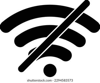 No Connection Icon Icon No Wifi Stock Vector Royalty Free 2294583573 Shutterstock