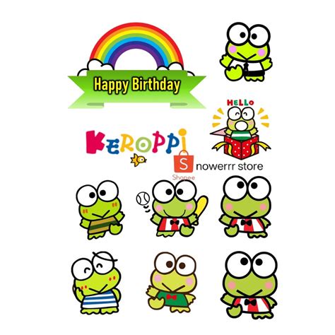 Jual Topper Cake Tema Keropi Custom Topper Kue Ultah Keropi Shopee