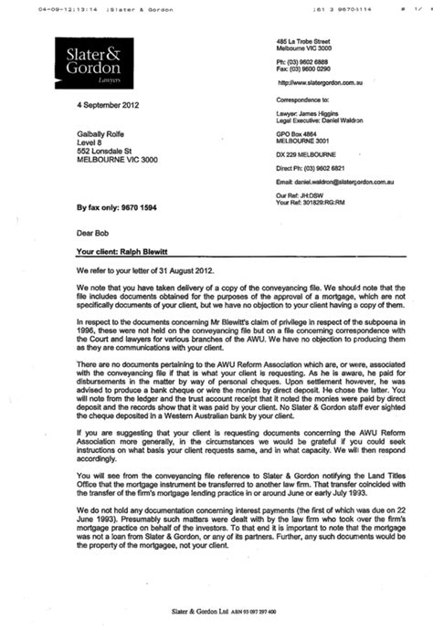 A Babe Of The Background To The Victoria Police Search Warrant On Slater And Gordon Part One