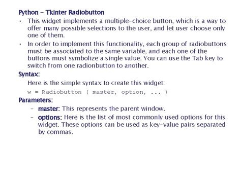 18 Python Gui Programming Tkinter Python Provides Various