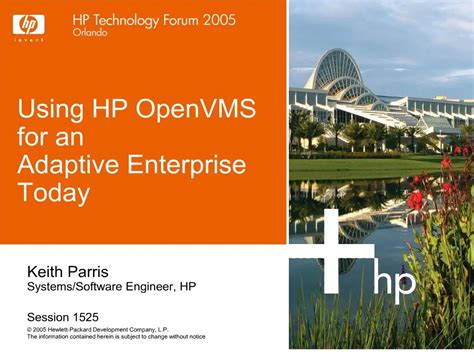 PPT Using HP OpenVMS For An Adaptive Enterprise Today PowerPoint Presentation ID 168724