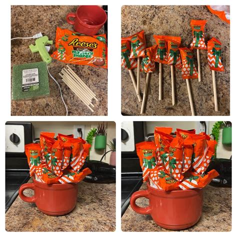 Candy Bouquet Diy T In 2024 Bouquet Diy T Teacher Christmas