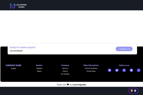 Footer Card Design Using Html And Css