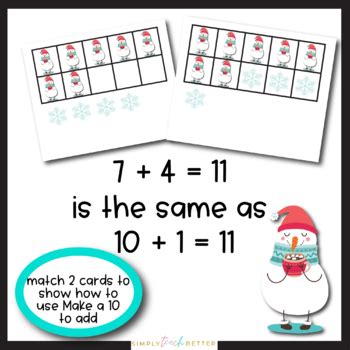 Make A Ten To Add Using Ten Frames Addition By Simply Teach Better