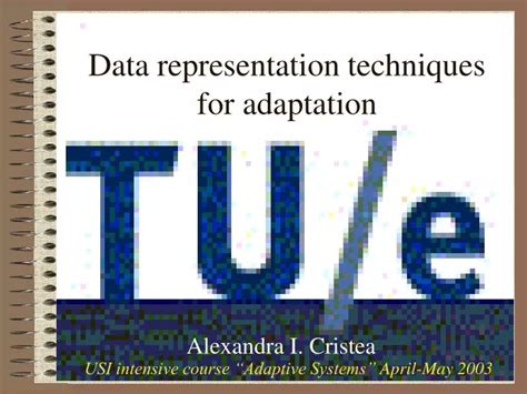 PPT Data Representation Techniques For Adaptation PowerPoint Presentation ID