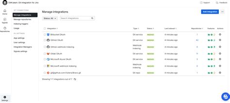 Manage Integration Or Repo Configuration Git Integration For Jira Cloud