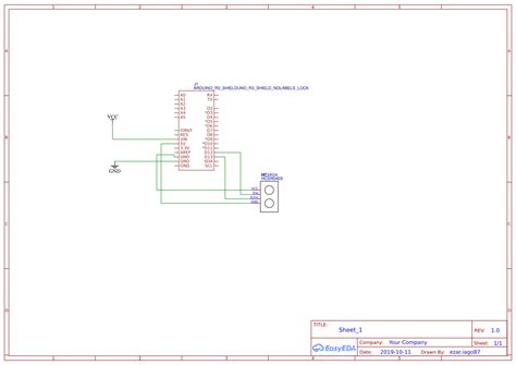 HC SR04 EasyEDA Open Source Hardware Lab
