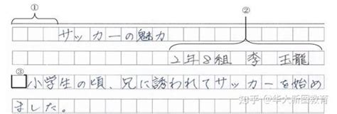 高考日语作文的书写格式及要求 知乎