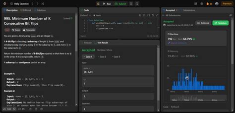 day 20 of 30daysofcodingchallenge k bit flips shashivardhan reddy