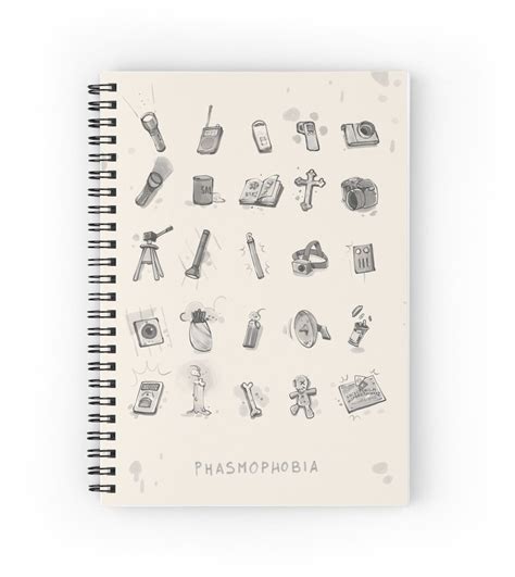 Phasmophobia Spiral Notebook By Simzart