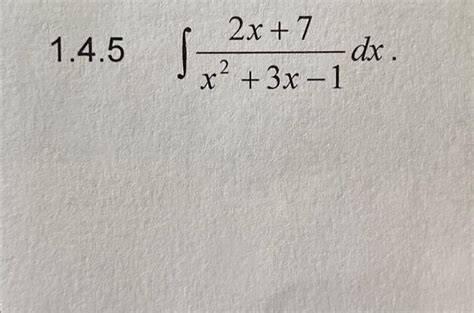 Solved Determine The Following Integrals Chegg