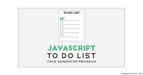 Javascript To Do List With Css List With Checked And Delete Options