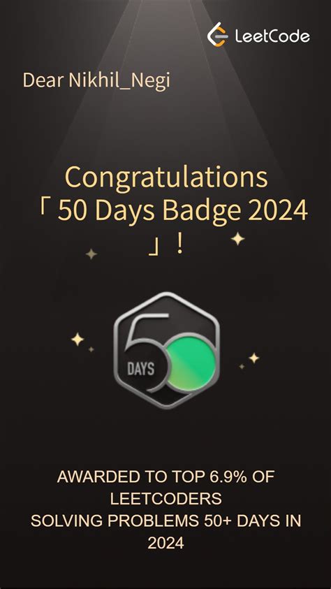 Leetcode Coding Achievement Problemsolving Continuouslearning Algorithms Datastructures