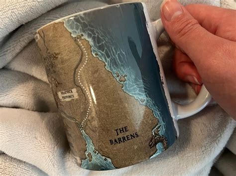 Fourth Wing Map Mug The Continent Navarre Poromiel Empyrean Series