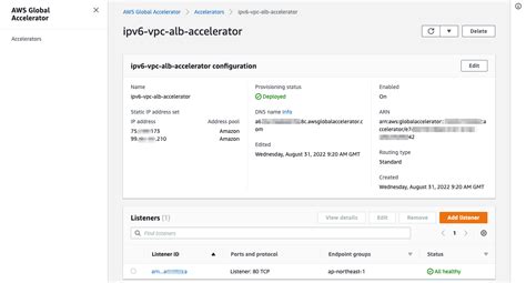 Aws Global Acceleratorがipv6をサポートしていたのでalbに設定しながらelbのdual Stackに思いを馳せてみた Developersio