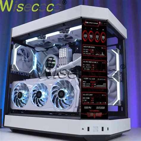 Pc Case Diy Hyte Y60 Bar Lcd Display Long Strip Computer Monitor