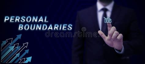 Conceptual Display Personal Boundaries Business Overview Something