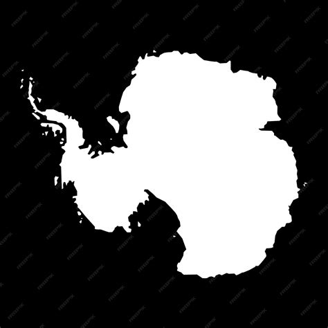 북극 지역 벡터 일러스트 레이 션의 지도 프리미엄 벡터