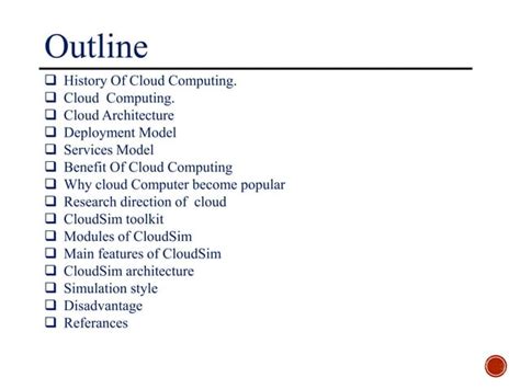 Cloud Computing And Cloudsim Pptx