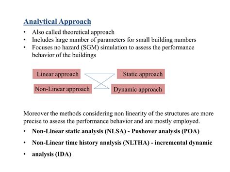 Seismic Vulnerability Assessment Methods Slides Pptx