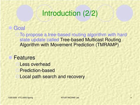 Ppt A Multicast Routing Algorithm Using Movement Prediction For Mobile Ad Hoc Networks