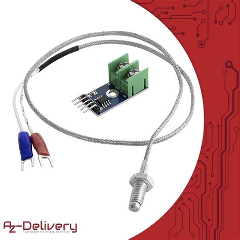 Azdelivery 5 X Max6675 Temperature Sensor K Type Thermocouple