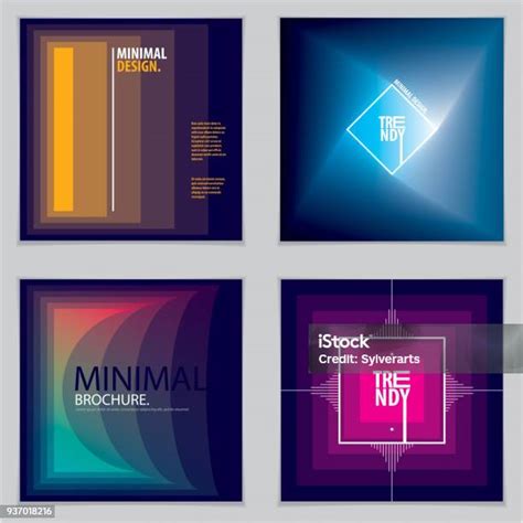 추상적인 현대 벡터 최소한의 템플릿 플라이어입니다 벡터 기하학적 추상 배경 설정 책자 인사말 카드 초대장 및 광고에 대 한 서식 파일을 디자인 합니다 0명에 대한 스톡 벡터