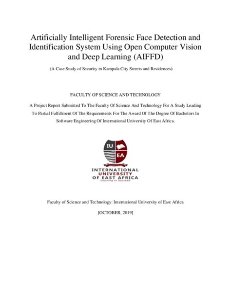 Pdf Artificially Intelligent Face Detection And Investigation System