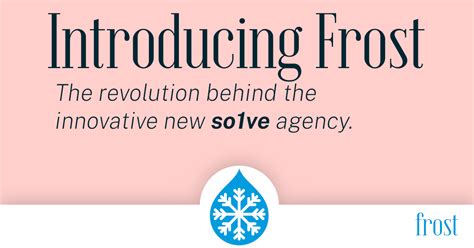 Introducing Frost Solve It Once