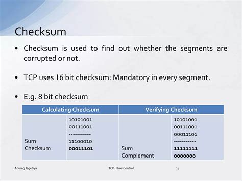 Tcp Protocol Flow Control Pptx Internet Computing