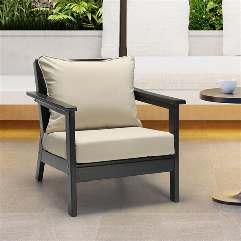 Westintrends Solace Water Resistant Outdoor 2 Piece Deep Set Patio Seat