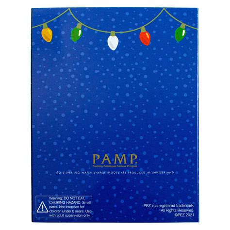 2021 Pez Elf Silver Wafers And Dispenser T Set