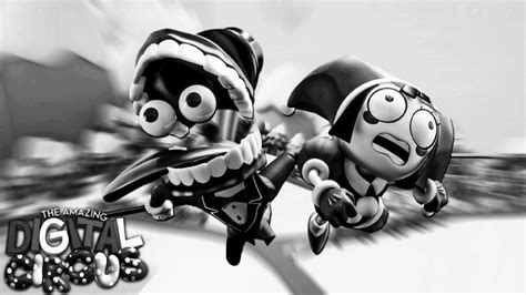 УДИВИТЕЛЬНЫЙ ЦИФРОВОЙ ЦИРК ПИЛОТ В ЧЁРНО БЕЛОМ СТИЛЕ Glitch Youtube