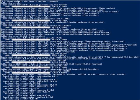 Potential Issue With New Certbot And Argparse AttributeError Tuple